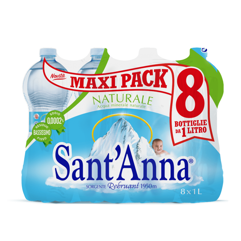 Acqua Sant’Anna, la più leggera tra le acque minerali italiane