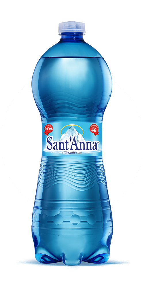 Sant’Anna Water, low fixed residue, pure and enjoyable to drink